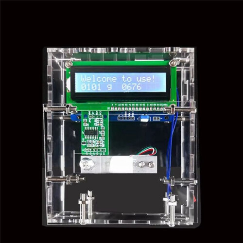 Microcontroller Electronic Scale DIY Kit with Bracket Load Cell Circuit ...