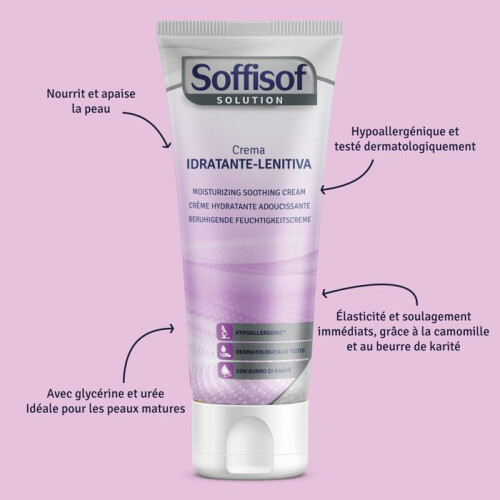 Soffisof Soothing Moisturizing Cream 200 ml - Protective Paste with ...
