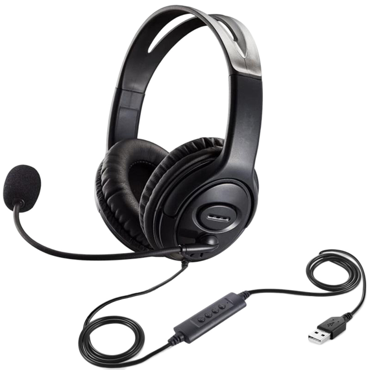 Casque USB avec micro, conception confortable pour PC et ordinateur ...