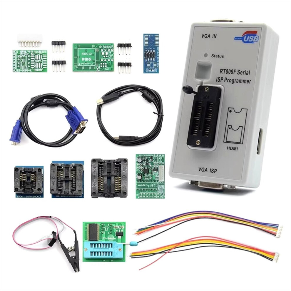 Serial ISP Programmer Kit with Adapters Universal Programming Tool on OnBuy