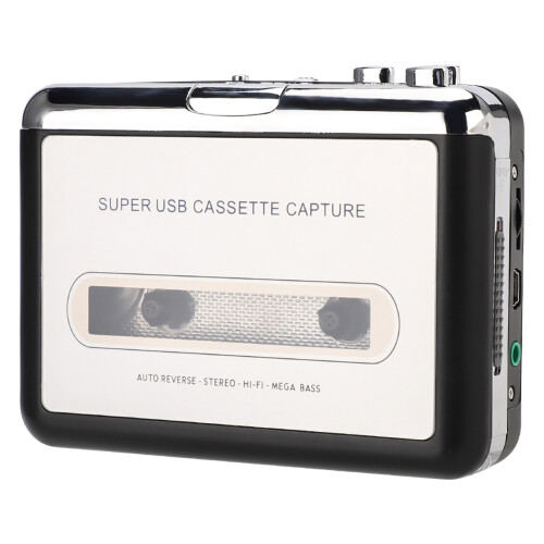 Lettore musicale stereo con funzione di conversione da cassetta a MP3 ...