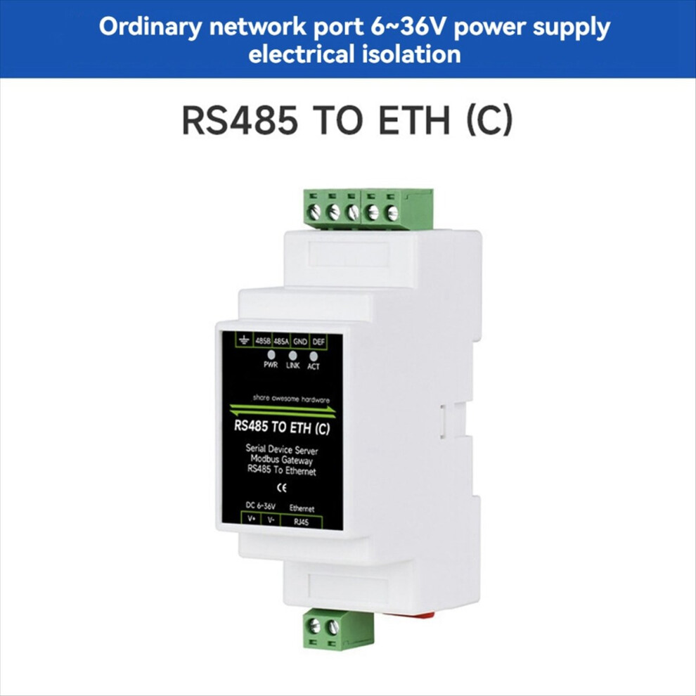 Industriell isolierter RS485-zu-ETH(C)-RJ45-Konverter zur Wand ...