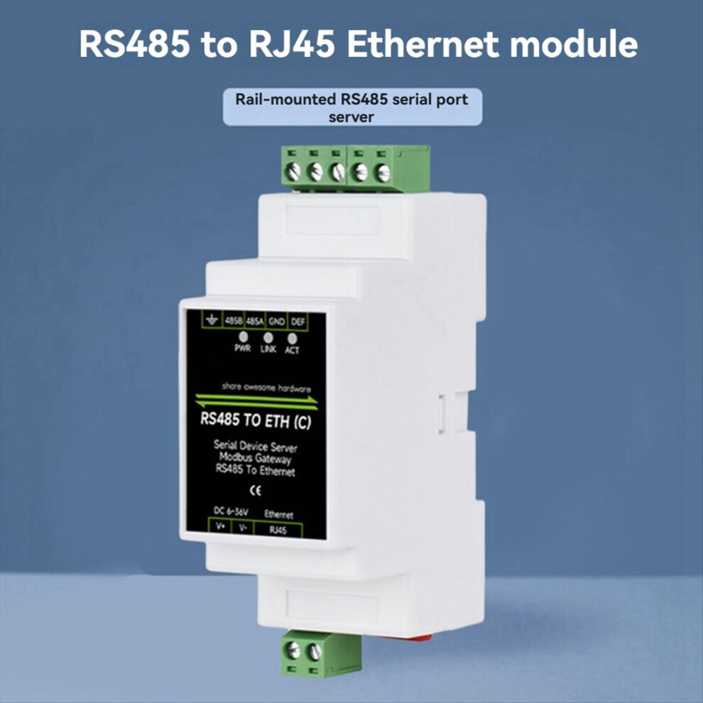 Industriell isolierter RS485-zu-ETH(C)-RJ45-Konverter zur Wand ...