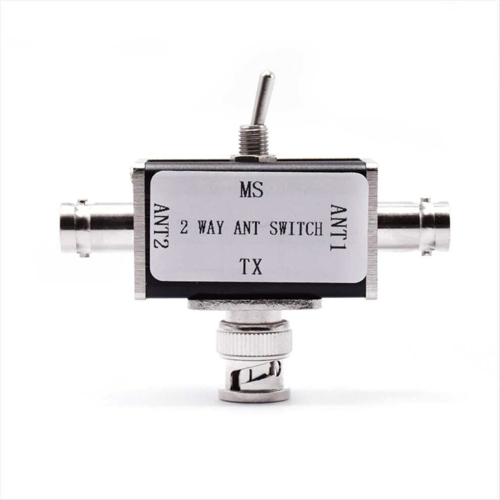 2-Way Manual Coaxial Antenna Switch - 1 Input & 2 Outputs, Rotary ...