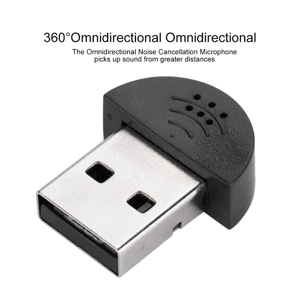 Microphone Plug and Play pour ordinateur portable, microphone USB 2.0 à ...