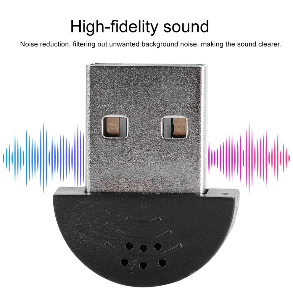 Microphone Plug and Play pour ordinateur portable, microphone USB 2.0 à ...