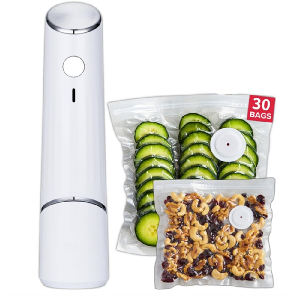 1SET Compact Vacuum Sealer for Food Powerful Handheld Vacuum Sealer ...