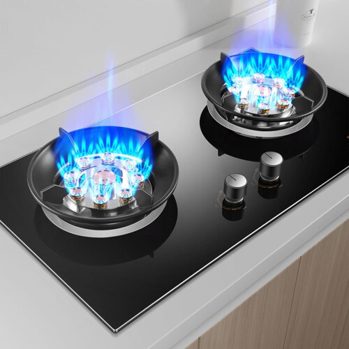 2 Burner Propane Gas Stove with ExplosionProof Tempered Glass Cooktop ...