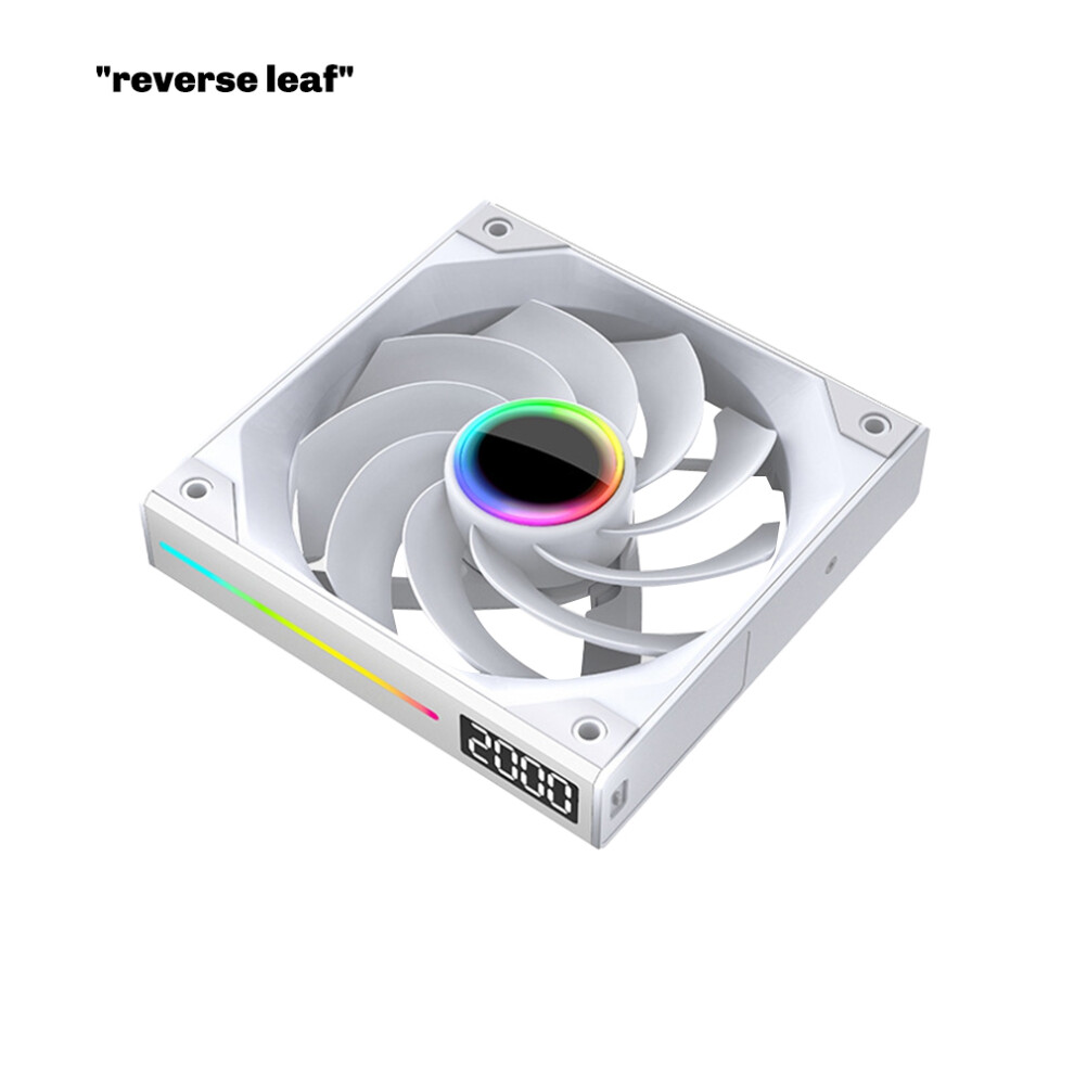 12CM Digital Display Mute Wire-Free Splicing Case Fan CPU Motherboard ...