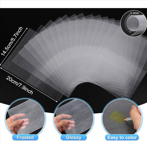 Shrinky Art Paper, 36Pcs Shrink Paper Sheets Shrink Plastic Film for ...