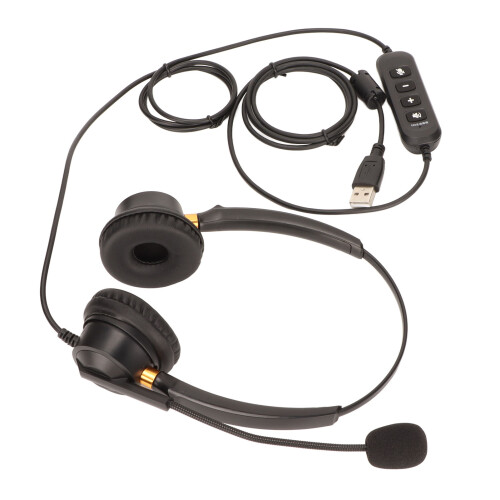 Casque USB léger pour PC avec microphone antibruit, traitement ...
