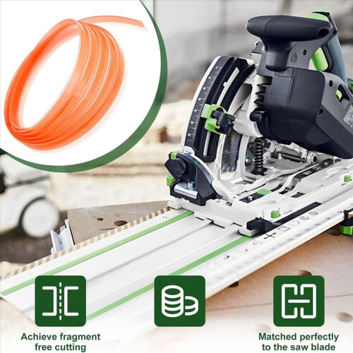 3X 495209 Protector de astillas para riel guía de sierra de mesa ...
