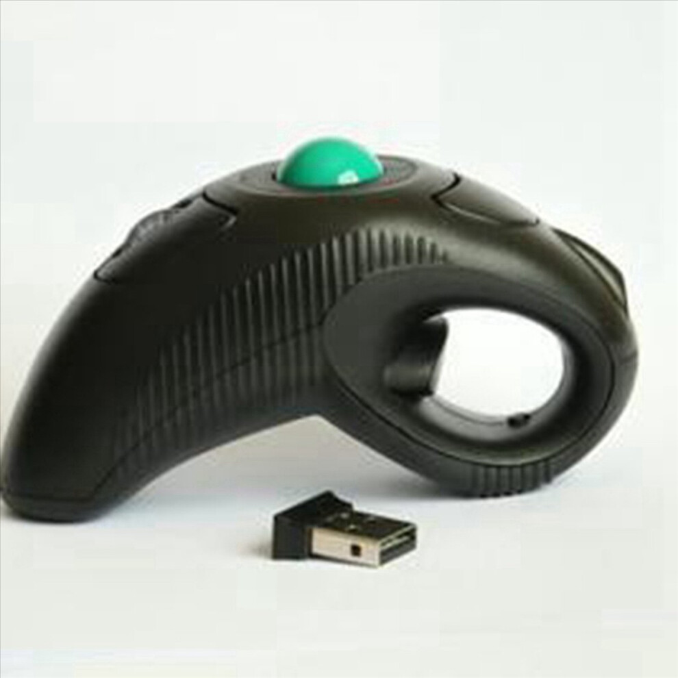 5X 2.4G Wireless Air Mouse Ergonomic Trackball Handheld Finger USB ...