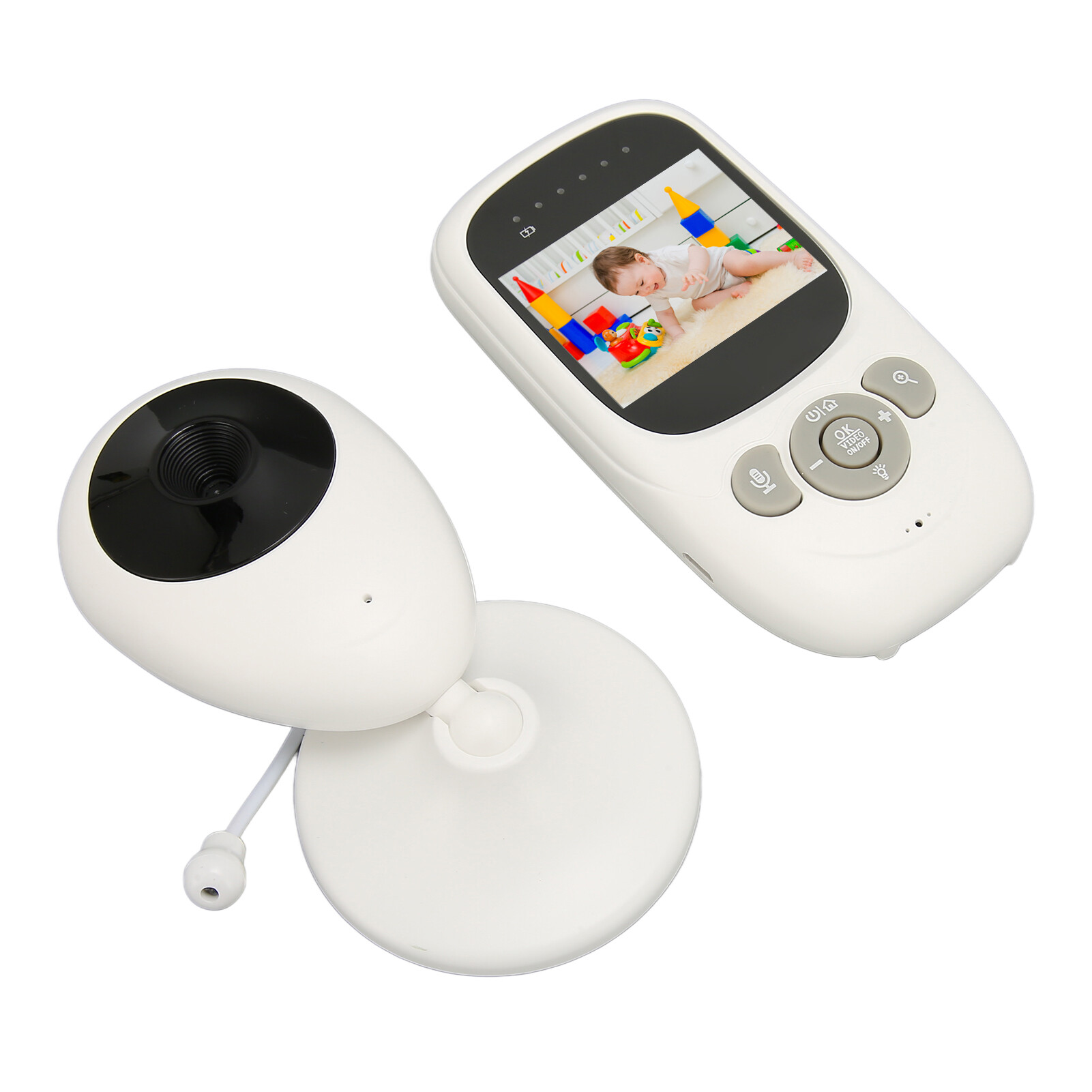 Caméra de surveillance bébé HD avec zoom numérique, vision nocturne ...