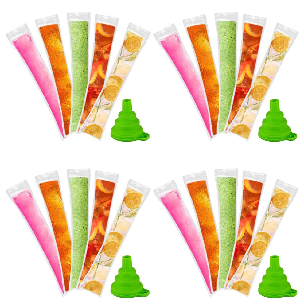 Disposable Bags 480Pcs Freezer Tubes, Ice Bags with Funnel and Ice ...