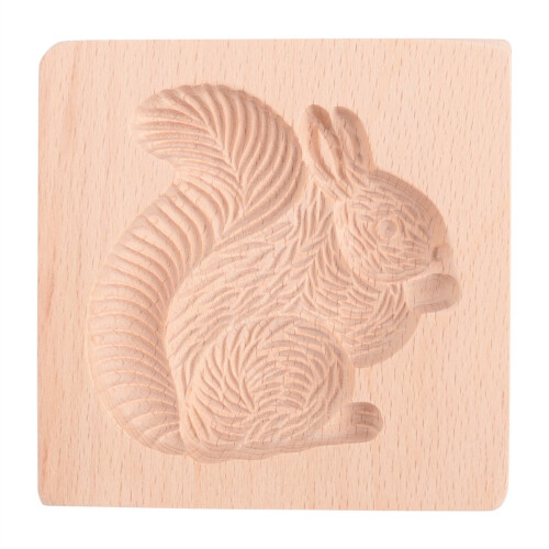 Forma de biscoito amanteigado, cortador de biscoito de madeira, forma ...