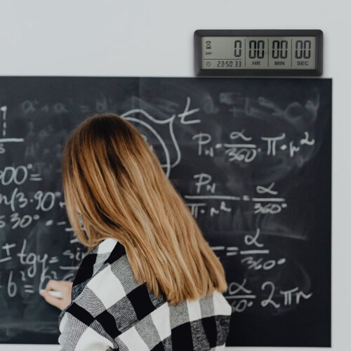 Big Digital Countdown Days Timer Clock - 999 Count Down for Graduation ...