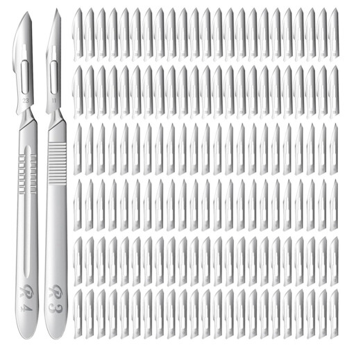150 lames de scalpel stériles de 10, 11 et 23 pouces, à usage unique ...