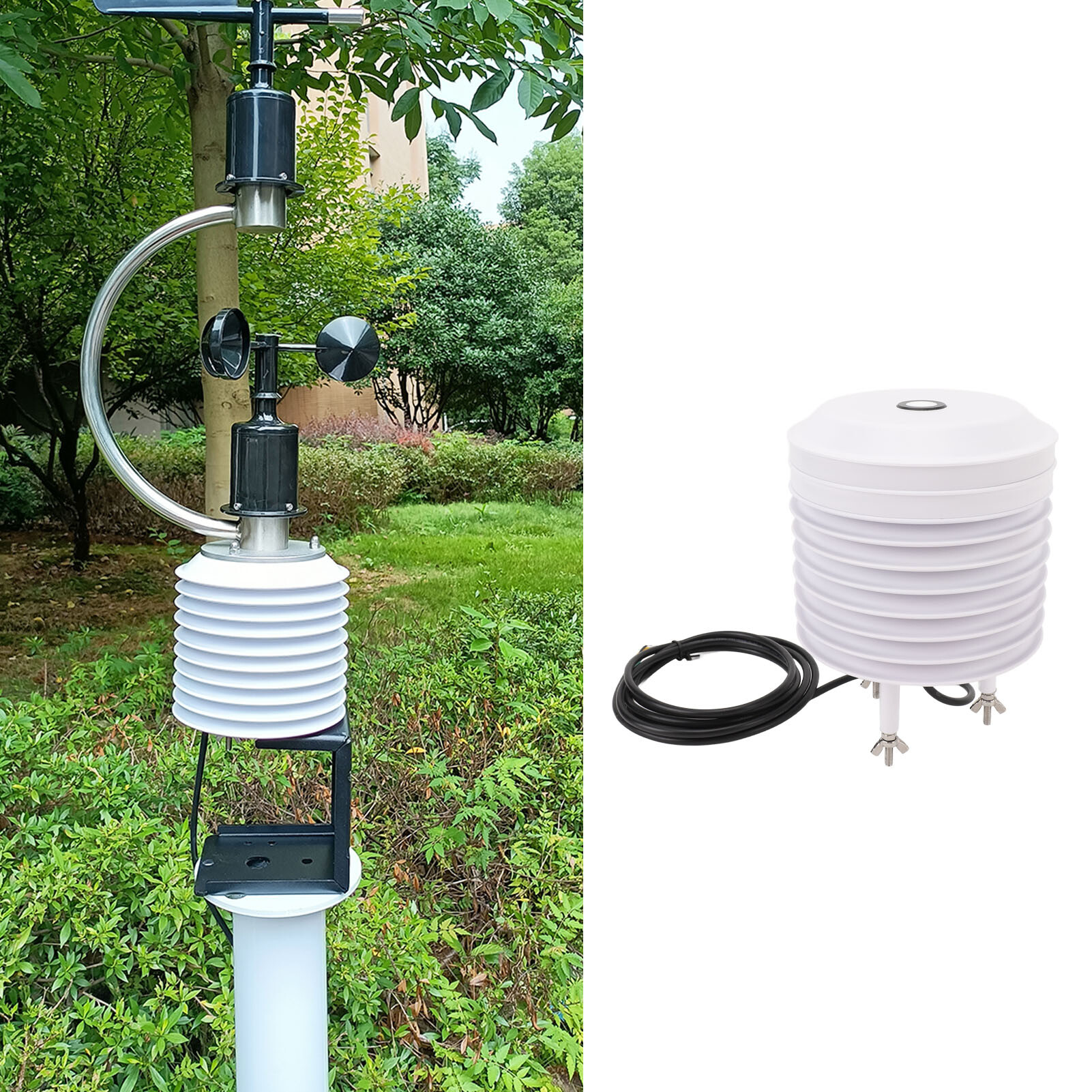 Kit Sensore Louver Stazione Meteorologica - Temperatura, Umidità, Luce ...