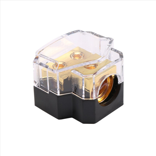 Car Audio Amplifier Power Distribution Block 1 in 2 Out Way Ground ...
