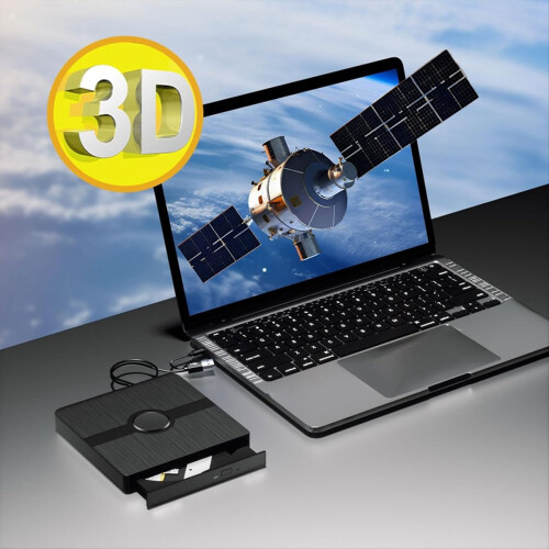 External Blu Ray Drive,CD/DVD Burner Player with Read/Write Capability ...