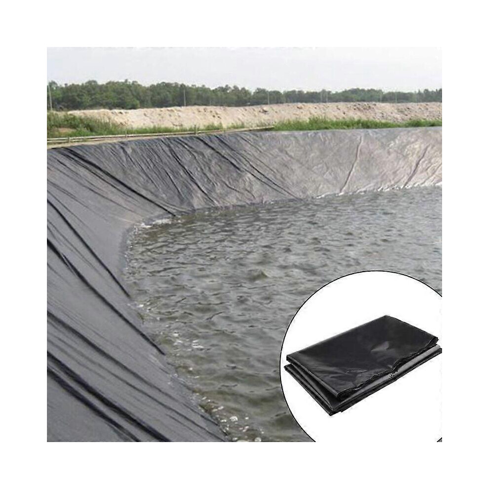 Heavy Duty Black Rubber Sheet (2m x 3m) Pond Liner Garden Ponds ...