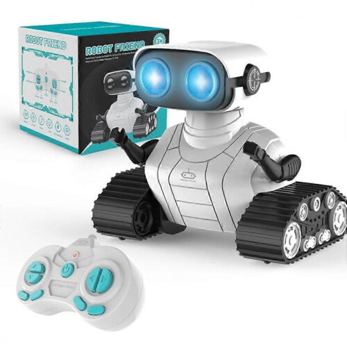 Remote-controlled robot, electric rechargeable, fun robot plaything ...