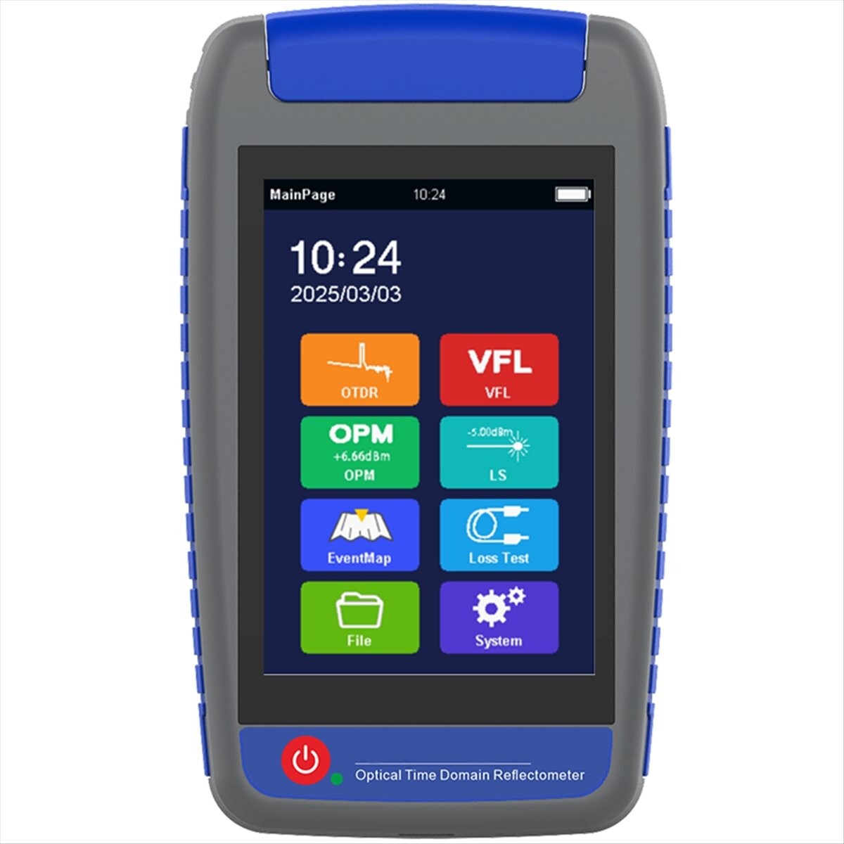 OTDR Fiber Tester 1550nm Event Map OPM OLS Visual Fault Locator GPON ...