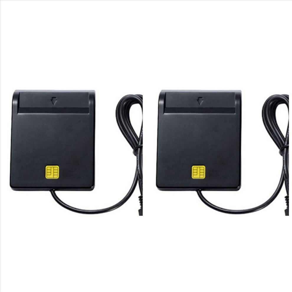 Lettore di smart card USB 2X per bancomat, dichiarazione fiscale, carta ...
