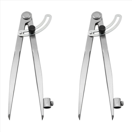Compasso de precisão de 200 mm (8 polegadas) com suporte para lápis ...