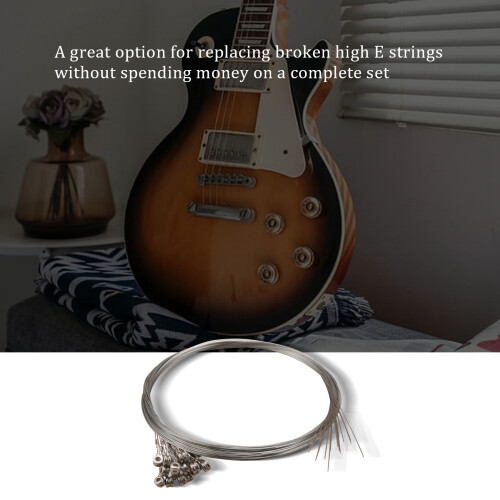20 kusov strún na elektrickú gitaru, .011 High E (stredná), 11 Gauge on ...
