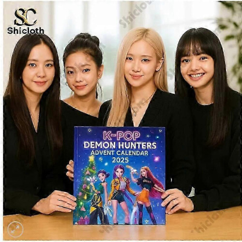 K-Wave Devil Hunter Advent Blind Box 2025 BLACKPINK Acrylic Pendants ...