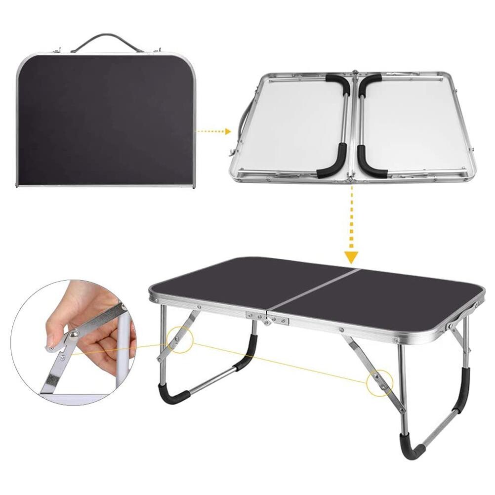 Conception compacte, table de camping pliante avec cadre stable et ...