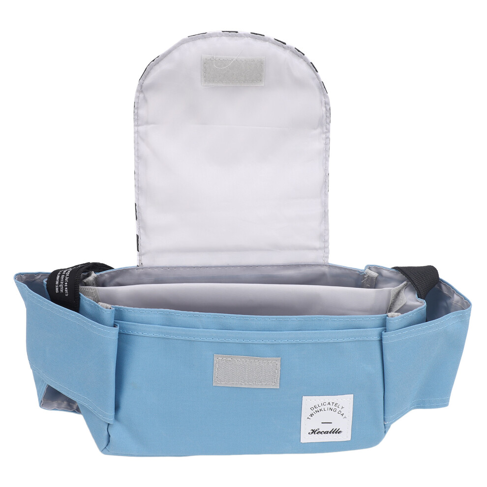 Organisateur de poussette élégant avec porte-gobelets, sac de rangement ...