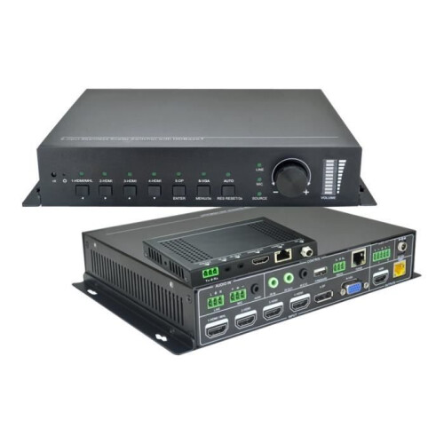 VivoLink HDBaseT Switcher Scaler Kit Video-Audio-Switcher Desktop ...