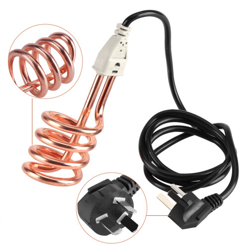 Chauffe-eau à immersion, chauffage rapide 2500 W, conception en spirale ...