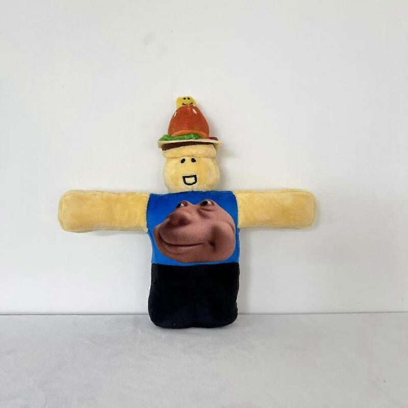 Forsaken Roblox Abandoned Hamburger Robot Plush Toy on OnBuy