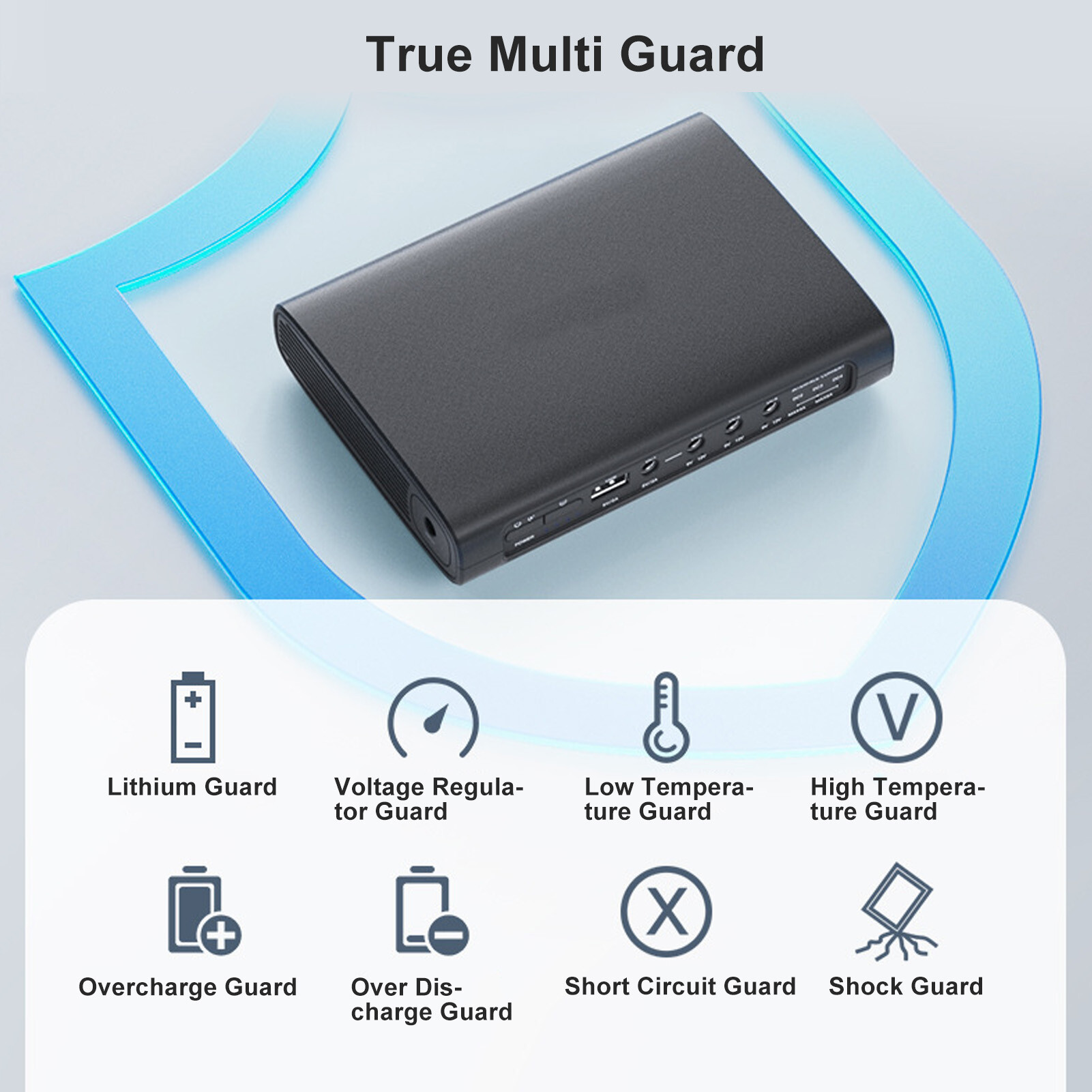Mini UPS de 20000mAh, alimentation de secours 5V/9V/12V pour routeur ...