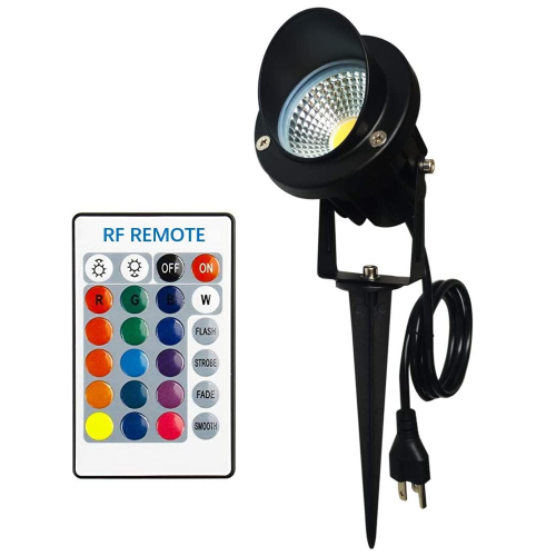 Outdoor Decor Lighting, RGB Waterproof Spot Light with Adjustable ...