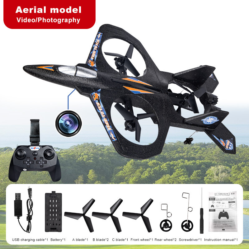 (ChinaHW35 Black W Camera) Aereo RC F22 Raptor Elicottero Aereo ...
