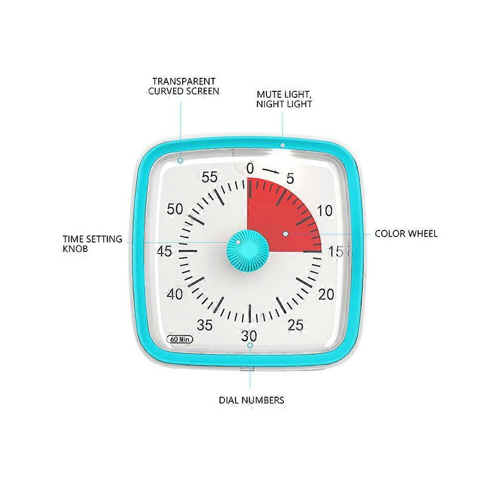 (Bule)60- Timer, Classroom Classroom Timer, Countdown Timer and Adults ...
