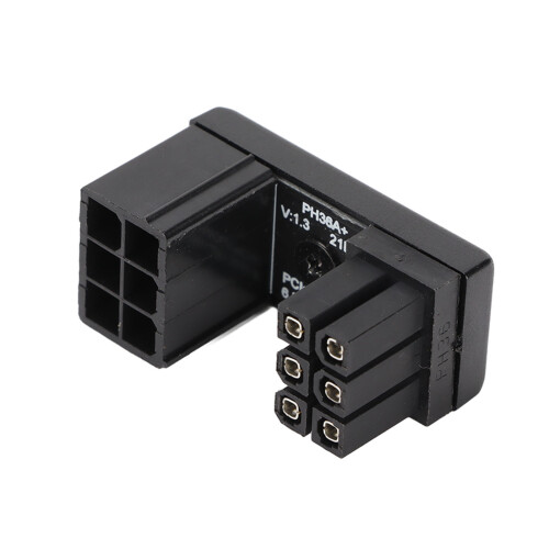 ATX Power Adapter for Graphics Card, U Turn Design Angled Connector ...