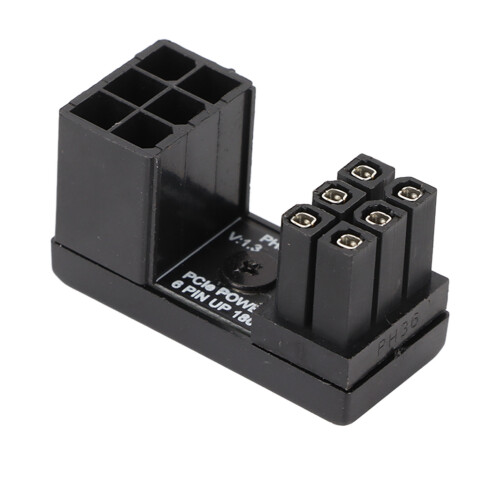 ATX Power Adapter for Graphics Card, U Turn Design Angled Connector ...