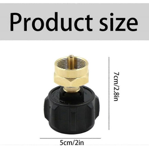 Camping Gas Bottle Adapter Gas Conversion Head Adapter Nozzle Connector ...