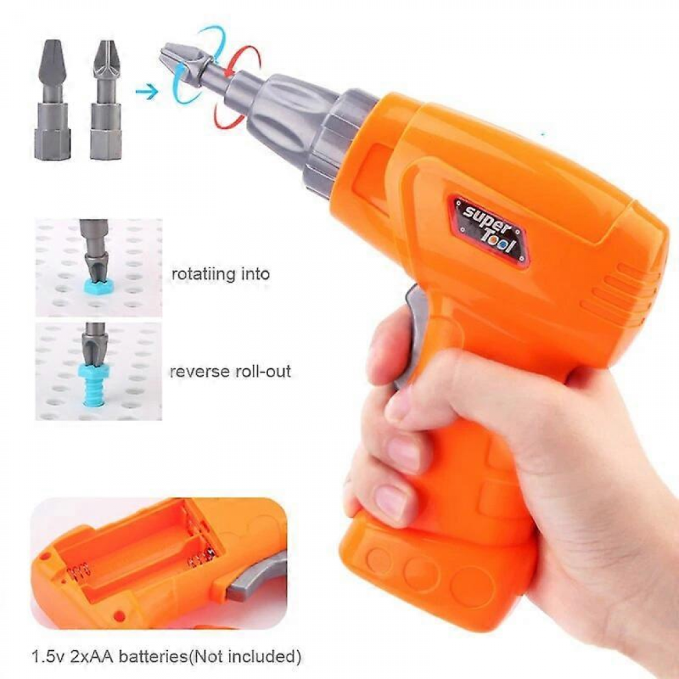 237 pièces - Perceuse électrique jouet sans boîte - Kit de construction ...