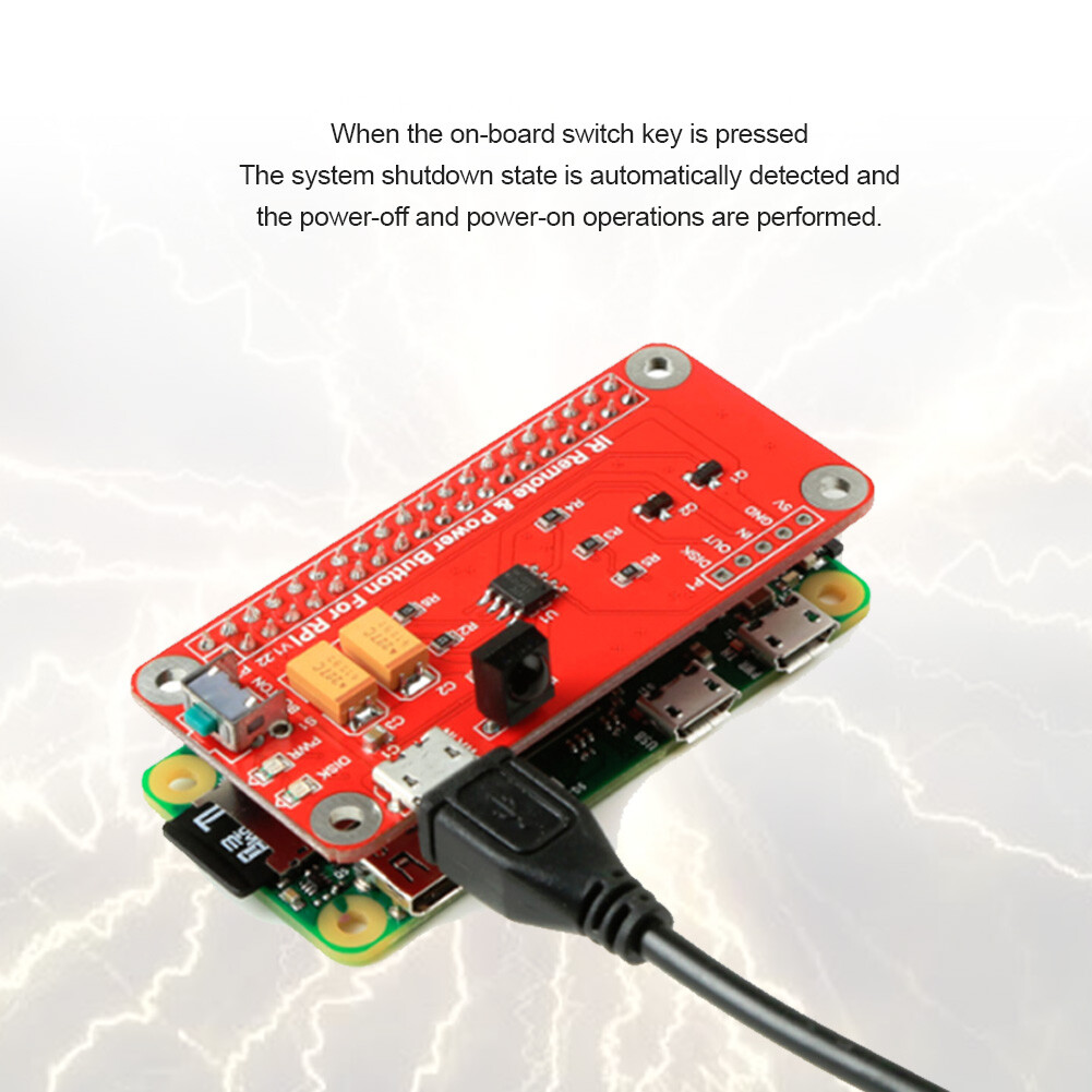 Remote Control for Raspberry Pi System with Power Off Detection, One ...