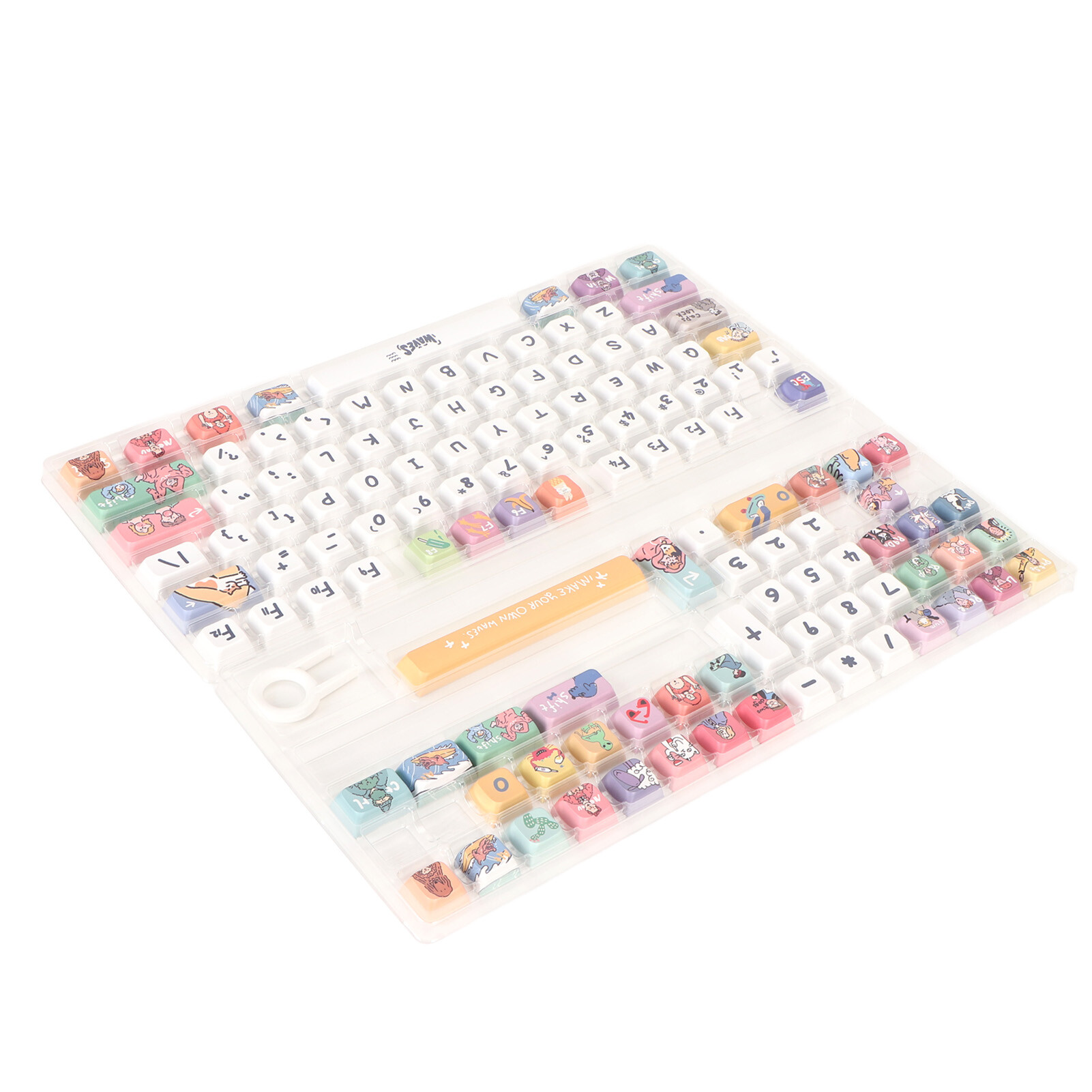 Touches de clavier personnalisées avec un design mignon inspiré des ...