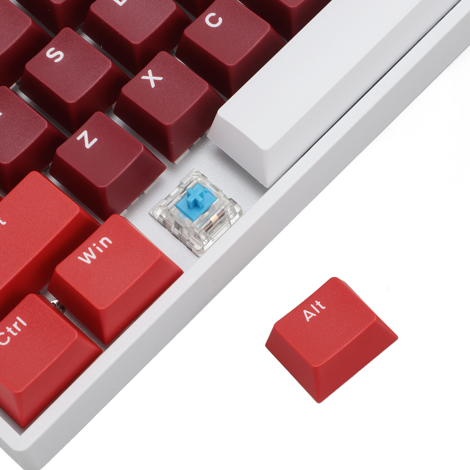 Clavier mécanique sans fil RGB 68 touches avec batterie de 3000mAh et ...