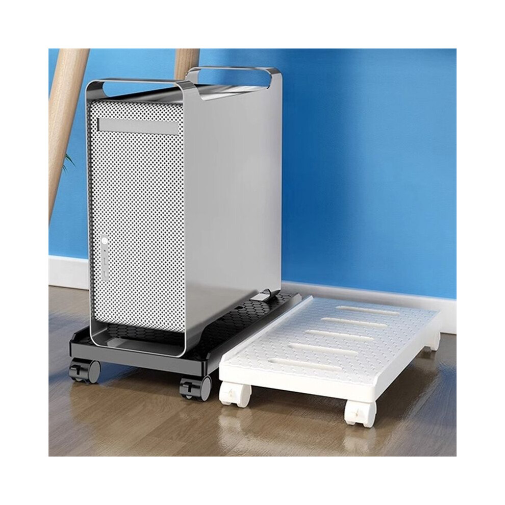 Adjustable Mobile PC Tower Stand - Telescopic CPU Holder with Rolling ...