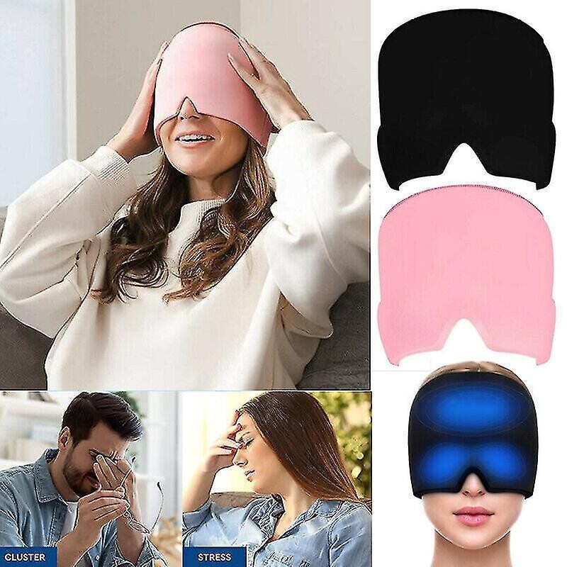 Aroma Season Ice Pack Migraine Hat Hot Cold Therapy Headache Pain ...